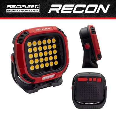 REDFLEET | RECON High-Powered Portable Rechargeable L.E.D. Work Light ...