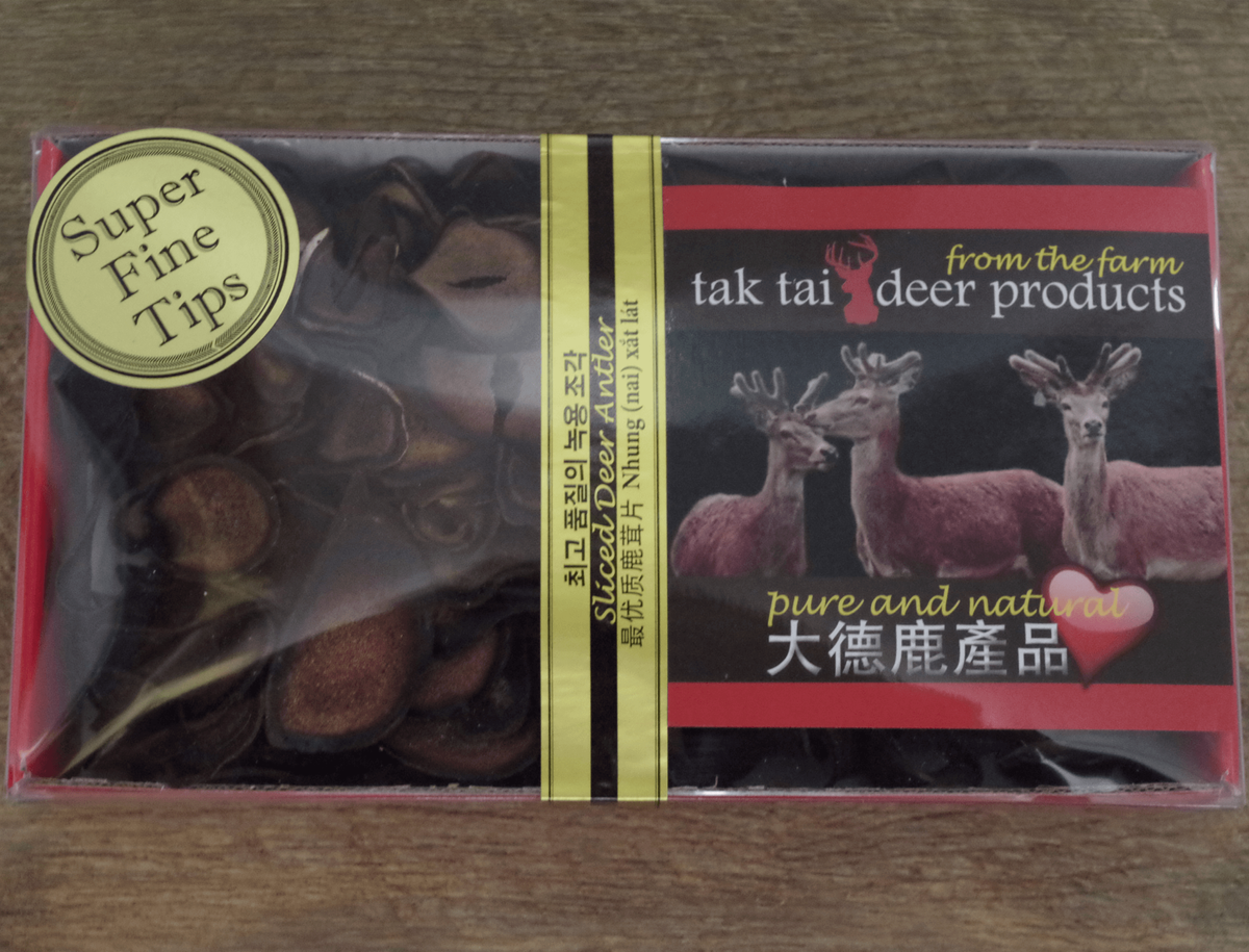 Sliced Velvet Deer Antlers | Terramirra Park deer farm