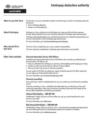 Centrepay | Dreamtime Housing
