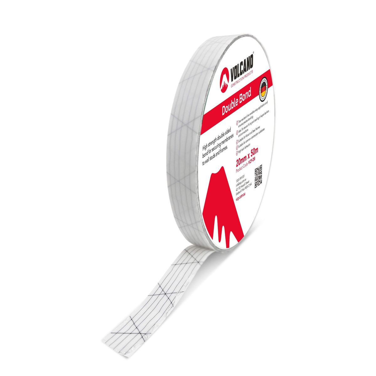 Double Bond High Strength Double Sided Tape | Volcano Construction Products