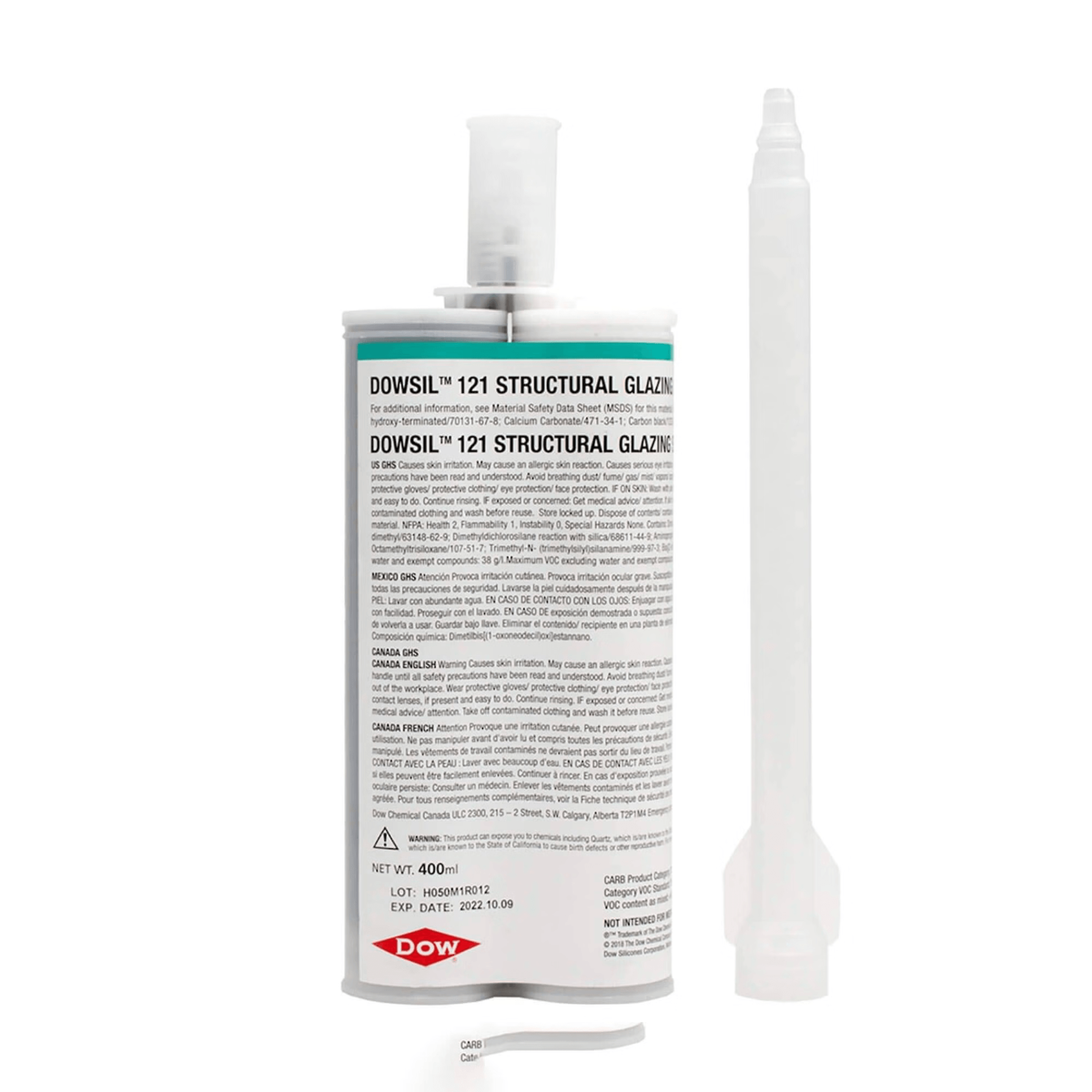 DOW 121 Two Part Structural Cartridge | Volcano Construction Products